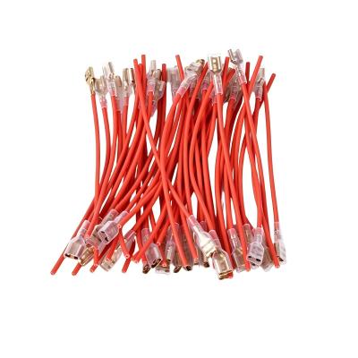 China Blanket Order Wire Harness Assembly, OEM 6.3mm Spade Terminal Horn Pigtail Wire Harness, 1.5mm² Pure Copper Connector Cable Assembly for E‑Bike, ISO9001 China Factory for sale