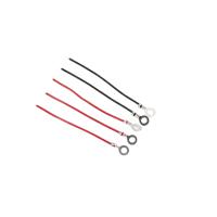 China Bulk Order Cable Assembly, ODM O‑Type Ring Lug Pigtail Wire Harness, Pre‑Crimped Ring Terminal Connector Cable Red Black Bare End for EV DIY Wiring Harness, RoHS Compliant for sale