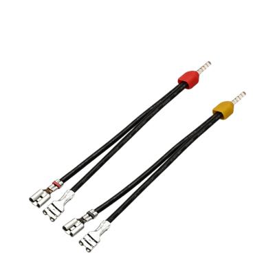 China ODM Pre‑crimped Wire Harness with Bootlace Ferrule Termina，Bare / Y‑Spade / 6.3mm Female Receptacle Cable Assembly for Industrial Control Wiring，RoHS China Manufacturer for sale
