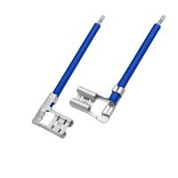 China Low MOQ Terminal Cable Assembly，Custom 90 Degree Flag‑Shaped Crimp Terminal Wire Harness, Pre‑Made Spade Jumper Wire for Battery Pack，UL Certified Factory for sale