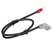 China Low MOQ Terminal Cable Assembly，Custom 90 Degree Flag‑Shaped Crimp Terminal Wire Harness, Pre‑Made Spade Jumper Wire for Battery Pack，UL Certified Factory for sale