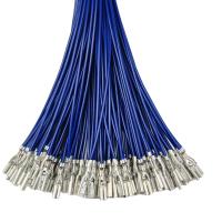 China Pre‑Crimped Straight Spade Female Terminal Jumper Wire Harness, 4.8mm 6.3mm Insulated Cable Assembly with Insulating Sheath & Heat Shrink Sealed End for Electric Stackers, UL Certified Factory for sale