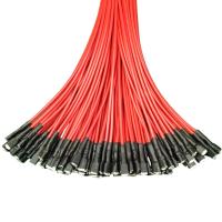 China Pre‑Crimped Straight Spade Female Terminal Jumper Wire Harness, 4.8mm 6.3mm Insulated Cable Assembly with Insulating Sheath & Heat Shrink Sealed End for Electric Stackers, UL Certified Factory for sale