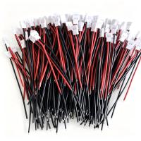 China Bulk Order Wire Harness,  Custom XH2.54-2P Connector Cable Assembly，24AWG Red Black Tinned End Wiring Harness for Electronics，China Wire Harness Supplier for sale