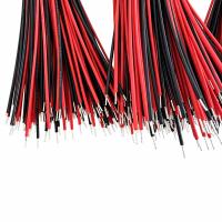 China Custom JST ADHR‑03V‑H Wire Harness，P3‑Pin Housing Pin2 Empty, UL10362 #30AWG Red Black Signal Cable 3mm Tinned End for Sensor Instrument，Wire Harness Supplier China for sale