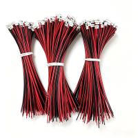 China Custom JST ADHR‑03V‑H Wire Harness，P3‑Pin Housing Pin2 Empty, UL10362 #30AWG Red Black Signal Cable 3mm Tinned End for Sensor Instrument，Wire Harness Supplier China for sale