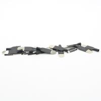 China OEM ODM Pre Insulated Nickel Battery Strip 0.12mm Thickness 4mm Width 40mm Length Heat Shrink Sleeve Included for Battery Welding, Bulk Order Nickel Plated Steel Strip Factory for sale
