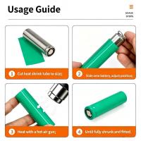 China PVC Heat Shrink Tubing Blue Wrap Sleeve For Battery & Wire Insulation, 7mm To 360mm, PVC Heat Shrink Tubing Supplier for sale