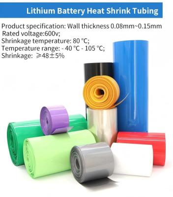 China Battery Insulation Wrap & Sleeves 5mm-600mm | UL94 V-0 Battery Wraps And Insulators, PVC Heat Shrink Tubing Manufacturer, Custom Size & Long Term Supply for sale