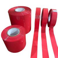 China Factory Direct Sale | Red PVC Heat Shrink Wrap Tube for 18650 21700 26650 Lithium Battery, Custom Flat Width 5mm-600mm | Manufacturer Wholesale OEM Battery Accessories for sale