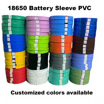 China Colorful PVC Heat Shrink Tubes for 18650 Batteries | Insulation, Dust-proof, -40°C~+105°C| Factory B2B Wholesale Battery Heat Shrink Tubing | High Quality Battery Accessories for sale