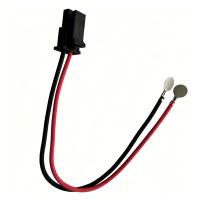 China OEM Bulk Order Molex 43645 2 Pin Snap Lock Connector Wire Harness, Red Black Cable with Round Nickel Disc Tabs for Energy Storage Battery Pack，China Electronic Wire Manufacturer for sale