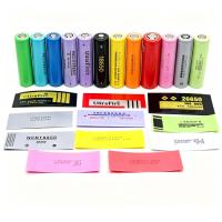 China Pre-Cut PVC Heat Shrink Wraps For 18650/21700/32650/32700/AA/AAA Battery | High Quality PVC Heat Shrink Tubing For Battery Protection | Multiple Colors, White/ Black/ Clear/ Green/ Blue, -40°C~+105°C for sale