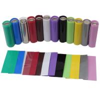 China Pre-Cut PVC Heat Shrink Wraps For 18650/21700/32650/32700/AA/AAA Battery | High Quality PVC Heat Shrink Tubing For Battery Protection | Multiple Colors, White/ Black/ Clear/ Green/ Blue, -40°C~+105°C for sale