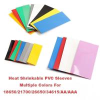 China Global Manufacturing Pre-Cut PVC Heat Shrink Wraps | High Quality 18650/21700/32650/32700/AA/AAA Battery Battery Wraps | Multiple Colors, -40°C~+105°C, OEM Heat Shrinkage Factory for sale