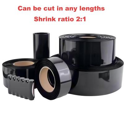 China Black Heat Shrink Wraps Manufacturer | Flattened Width 7mm to 625mm | High Quality Battery Wraps In Various Colors, Available For Sample And Bulk Order for sale