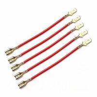 China OEM Quick Disconnect Spade Terminal Cable Assembly with Gold Plated Spade Connectors for Industrial & Appliance Wiring | Made in China Factory for sale
