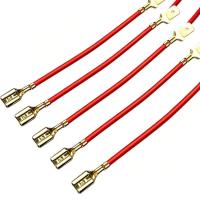 China OEM Quick Disconnect Spade Terminal Cable Assembly with Gold Plated Spade Connectors for Industrial & Appliance Wiring | Made in China Factory for sale