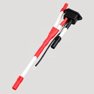 China OEM Panel Mount Socket Wire Harness with High Current Banana Plug | Integrated Power & BMS Signal Cable for Portable Power Station Lithium Battery Pack | Supplier Wire Harness for sale