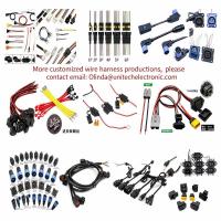 China OEM Panel Mount Socket Wire Harness with High Current Banana Plug | Integrated Power & BMS Signal Cable for Portable Power Station Lithium Battery Pack | Supplier Wire Harness for sale