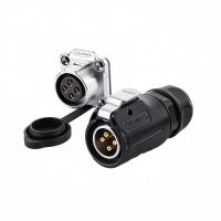 China Industrial Waterproof Circular Power Connector | CNLINKO Panel Mount Male Female Circular Connector for sale