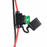 China Custom Anderson Style Power Cable Assembly with Inline Fuse Holder for Energy Storage Connection for sale