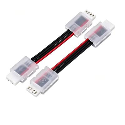 China OEM Custom 4 Pin Wire Harness with Transparent Housing Connector for Electronic Equipment for sale