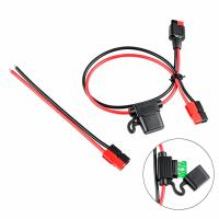 China Custom Anderson Style Power Cable Assembly with Inline Fuse Holder for Energy Storage Connection for sale