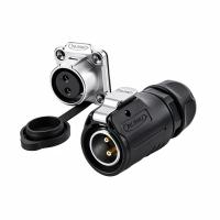 China Industrial Waterproof Circular Power Connector | CNLINKO Panel Mount Male Female Circular Connector for sale