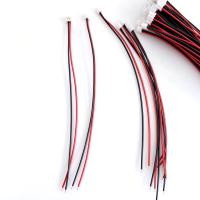 China PH2.0 3P Wire Harness | UL1007 22AWG Red Black Cable Assembly with Tinned Stripped End for Sensors for sale