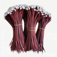 China PH2.0 3P Wire Harness | UL1007 22AWG Red Black Cable Assembly with Tinned Stripped End for Sensors for sale