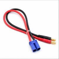 China Custom XT60 & EC5 To 4mm Banana Plug Charging Cable | RC Lipo Battery Adapter Lead for FPV for sale