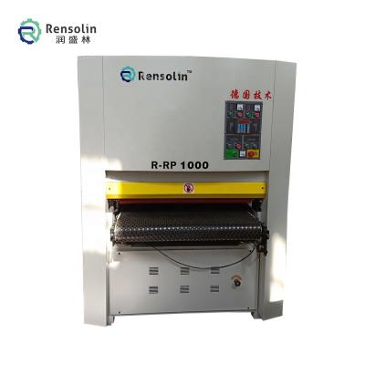 China Electric Power Source Automatic Wide Metalworking Belt Sander with Dust Collection Capability for sale