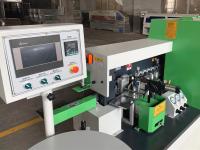 China Greeen automatic edge banding MACHINE applicable for board size no less than 250 by 150 millimeters enhancing panel edge for sale