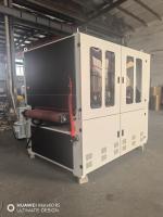 China 300mm 220V Wood Sanding Machine Metal Sheet Belt Sander Skin Deburring Machine for sale