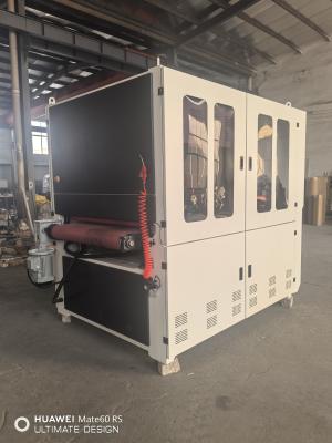 China 300mm 220V Wood Sanding Machine Metal Sheet Belt Sander Skin Deburring Machine for sale