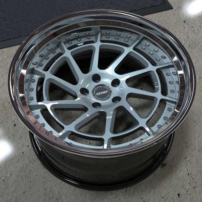 China Aluminum Alloy 5×108 2 Piece Forged Wheels for sale