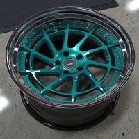 China Aluminum Alloy 5×108 2 Piece Forged Wheels for sale