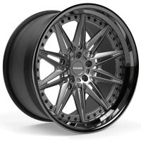 China PCD 5×112 5×120 18 19 20 21 22 24 Inch 3 Piece Forged Wheels for sale