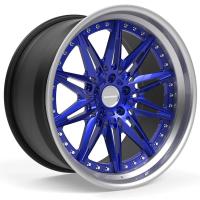 China PCD 5×112 5×120 18 19 20 21 22 24 Inch 3 Piece Forged Wheels for sale