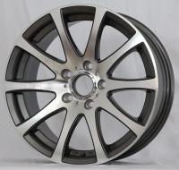 China 5 Spoke Machine Face Positive ET 5×120 17 Inch Staggered Rims for sale