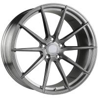 China Brushed Silver Forged Aluminum Alloy Wheels For Racing for sale