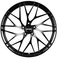 China Brushed Black 2 Piece Forged Wheels For Racing for sale