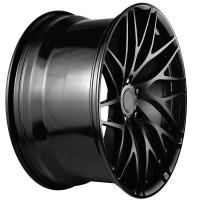 China Brushed Black 2 Piece Forged Wheels For Racing for sale
