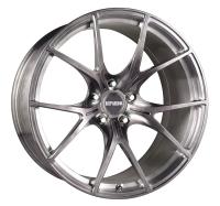 China Ten Spokes Brushed 2 Piece Forged Wheels For Luxury Cars for sale