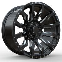 China Dimond Cut A356.2 Pick Up Deep Dish 4x4 Off Road Rims for sale