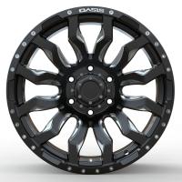 China Dimond Cut A356.2 Pick Up Deep Dish 4x4 Off Road Rims for sale