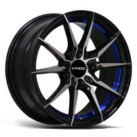 China 13 Inch 17 Inch Multi Spoke Black Casting Alloy Wheels for sale