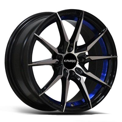 China 13 Inch 17 Inch Multi Spoke Black Casting Alloy Wheels for sale