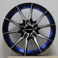 China 13 Inch 17 Inch Multi Spoke Black Casting Alloy Wheels for sale